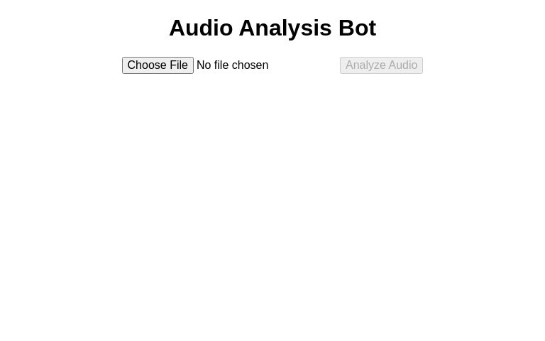 Audio Analysis Bot Perchance Generator