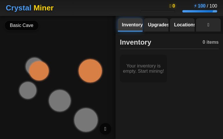 Crystal Miner ― Perchance Generator