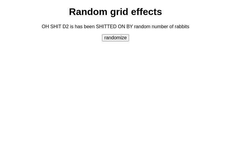Random grid effects ― Perchance Generator