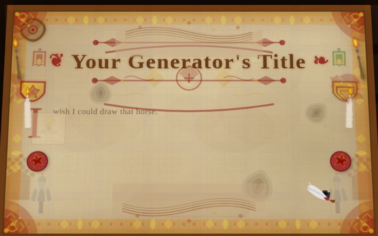 Minimal But Mideval By Ardy ― Perchance Generator