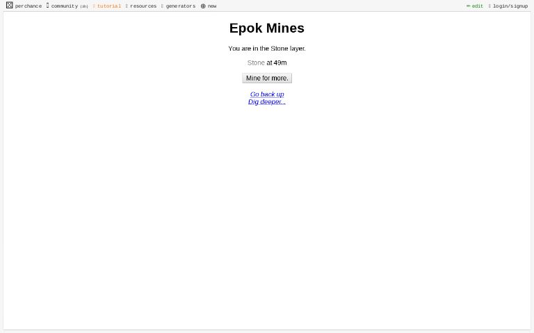 Epok Mines ― Perchance Generator