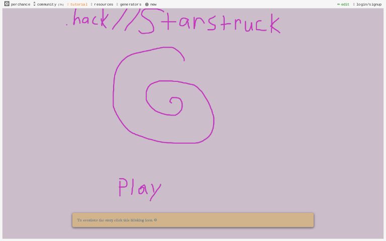 .hack//Starstruck ― Perchance Generator