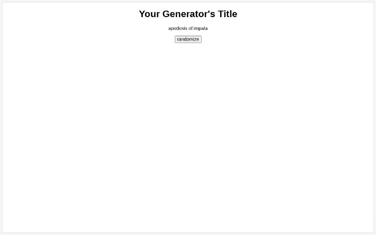 Mjm6g5ffdl ― Perchance Generator