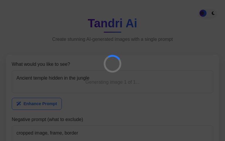 Tandri Ai ― Perchance Generator