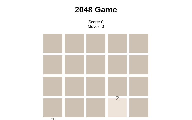 2048 Game ― Perchance Generator
