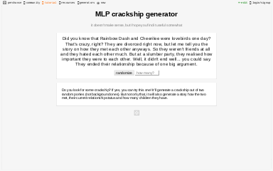 MLP crackship generator