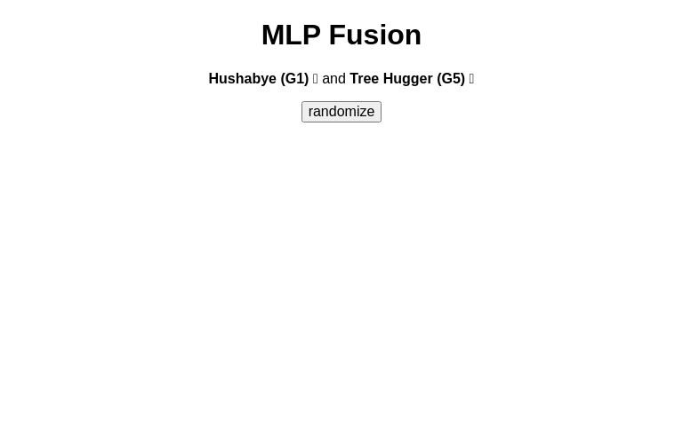 MLP Fusion ― Perchance Generator