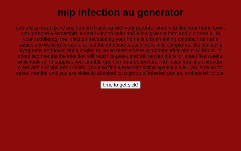 mlp infection au generator