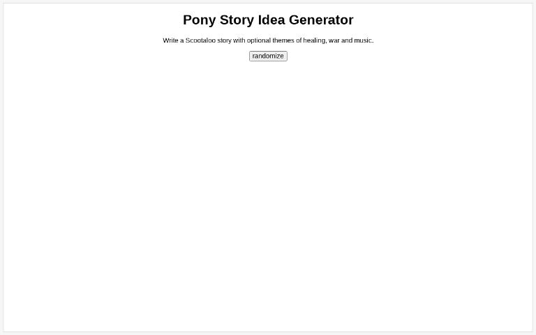 pony-romance-story-idea-generator-perchance