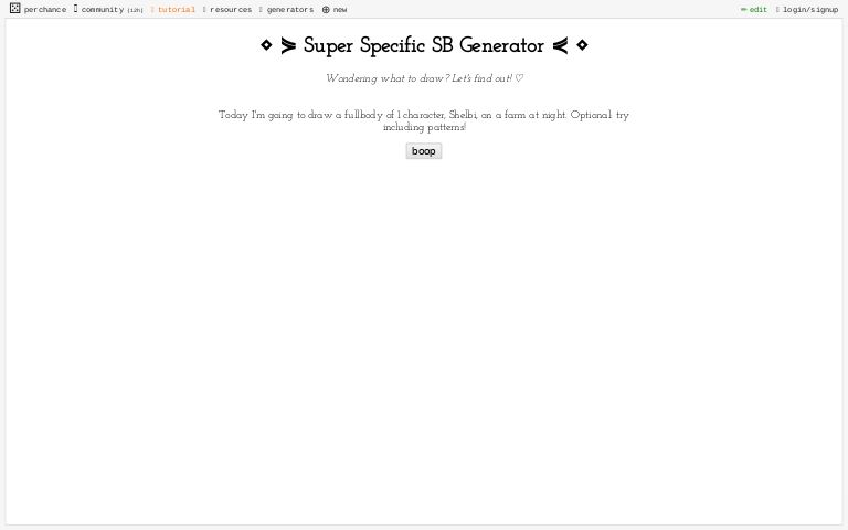⋄ ⋟ Super Specific SB Generator ⋞ ⋄