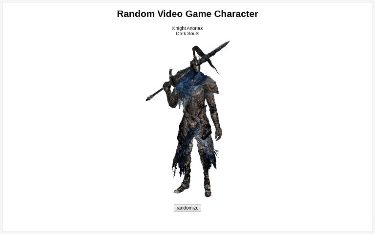 Random Video Game Character ― Perchance Generator