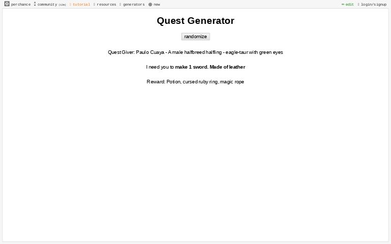 Quest Generator