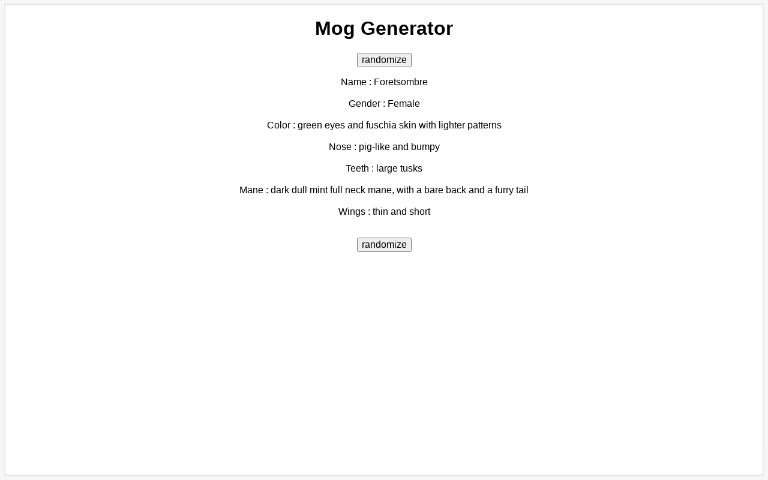 Mog Generator