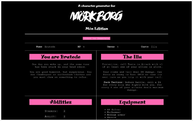 You are Ran ― Perchance Generator