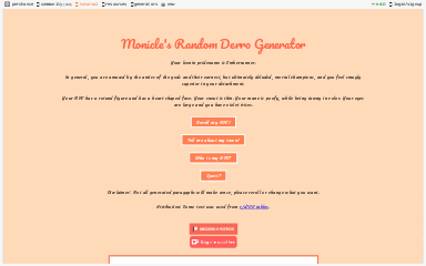 Monicle's Random Derro Generator
