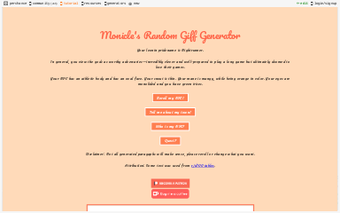 Monicle's Random Giff Generator