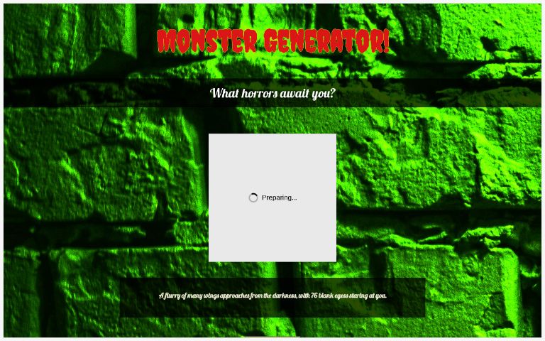 Monster Generator!
