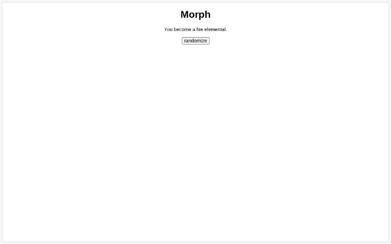 Morph ― Perchance Generator