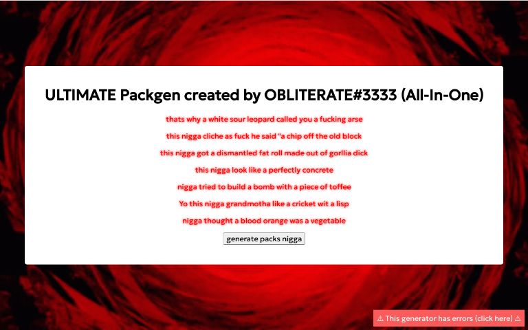 ULTIMATE Packgen created by OBLITERATE#3333 (All-In-One) ― Perchance ...