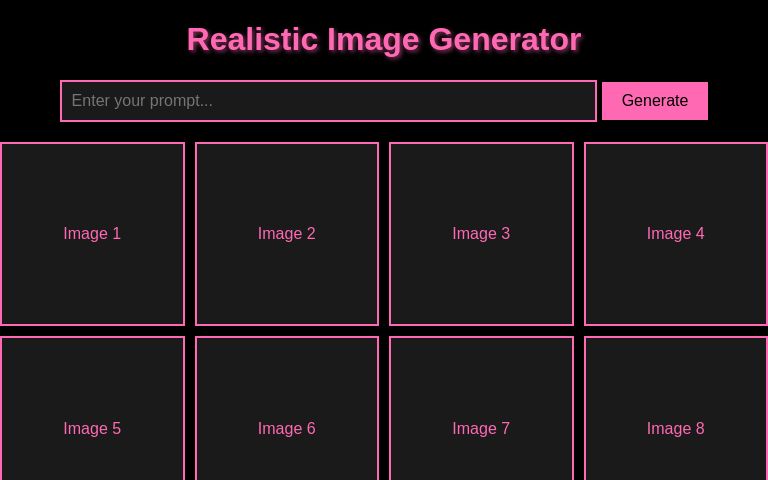 Realistic Image Generator