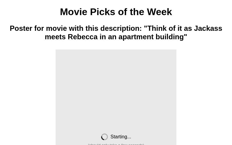 Movie Picks of the Week ― Perchance Generator
