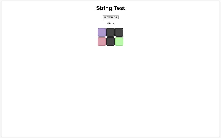 String Test ― Perchance Generator