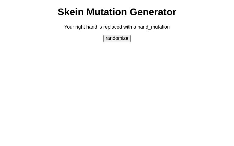 Skein Mutation Generator