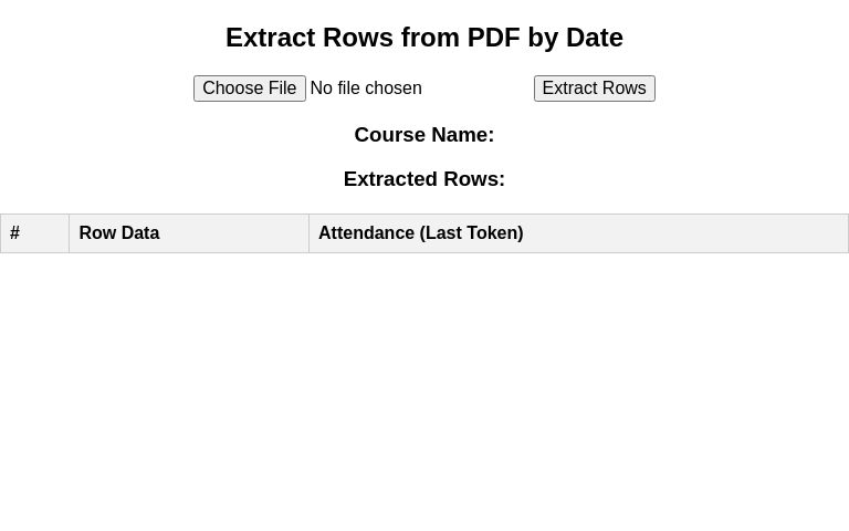 Extract Rows from PDF by Date ― Perchance Generator
