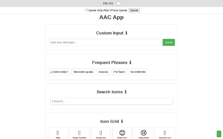 AAC App ― Perchance Generator
