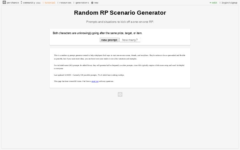 Random RP Scenario Generator