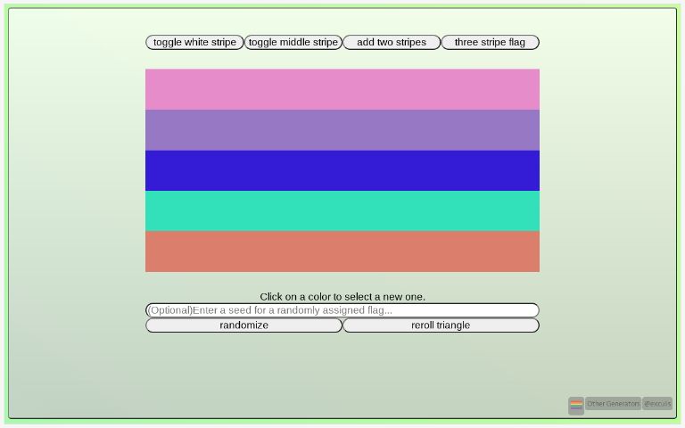 Pride Flag Generator