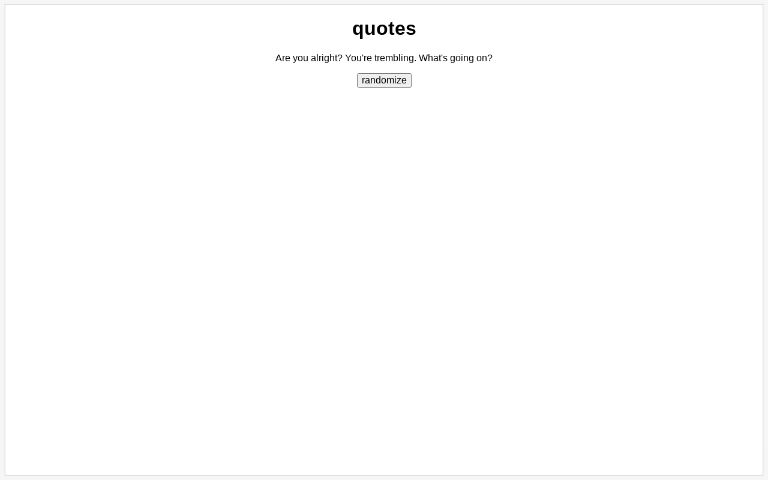 quotes ― Perchance Generator