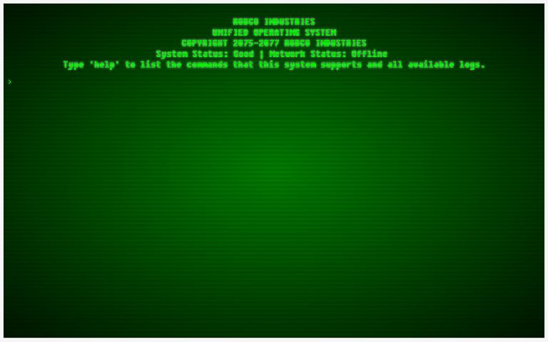 RobCo Terminal ― Perchance Generator