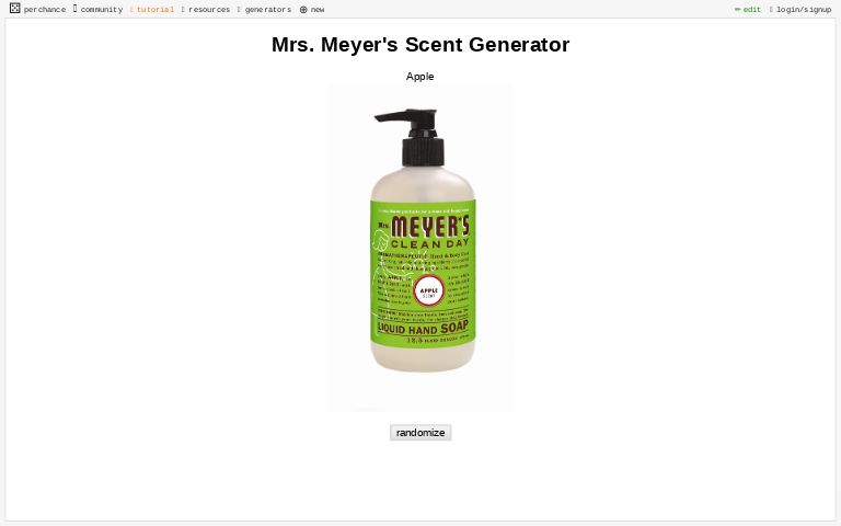 Mrs. Meyer's Scent Generator
