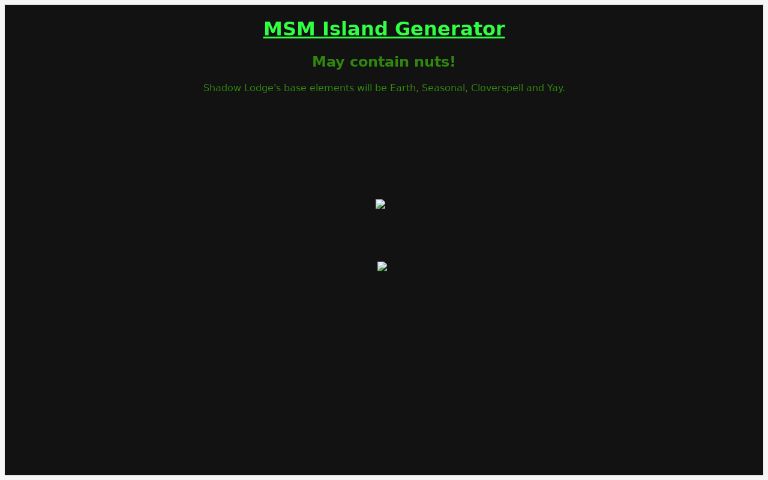 MSM Island Generator