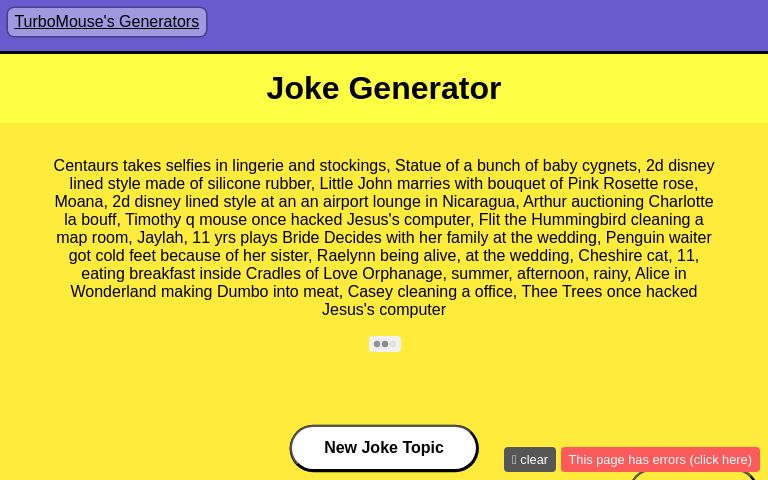 Joke Generator