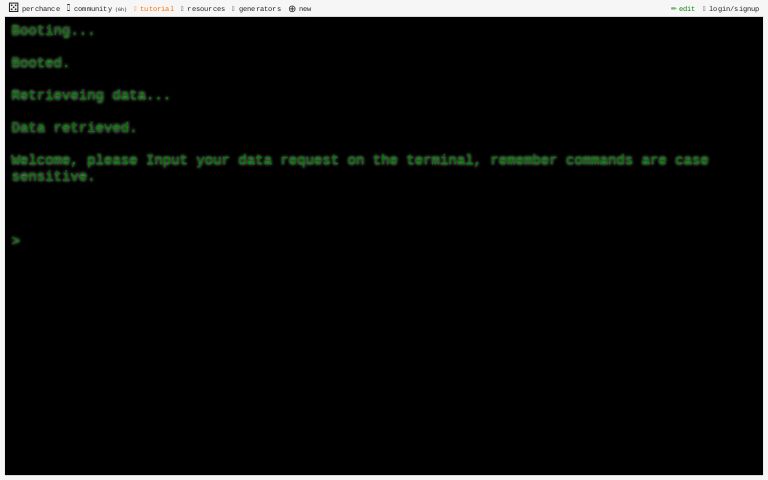 Lab database ― Perchance Generator