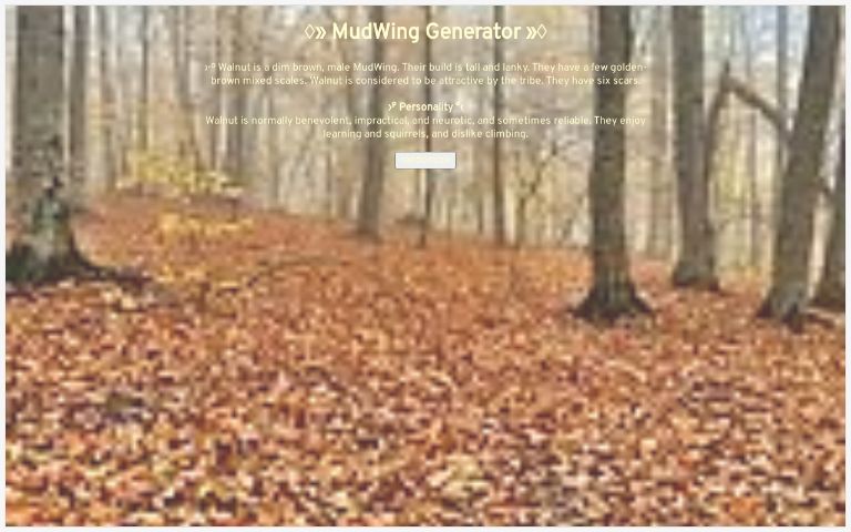 » MudWing Generator