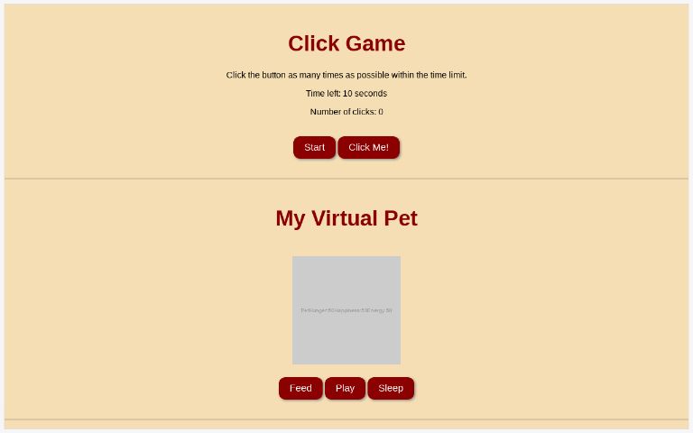 Click Game ― Perchance Generator