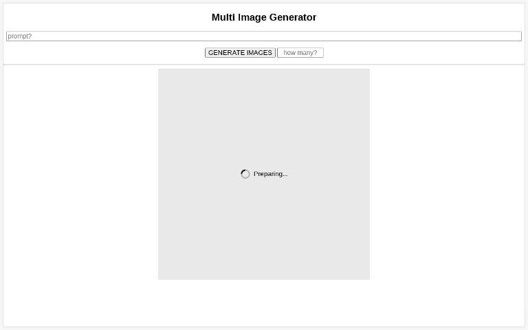 Multi Image Generator