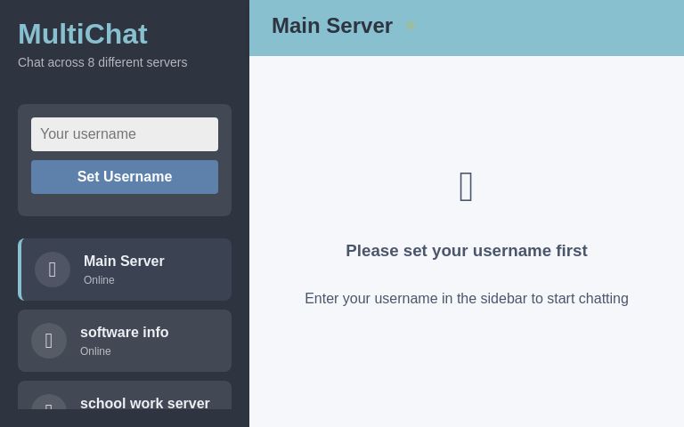 MultiChat ― Perchance Generator