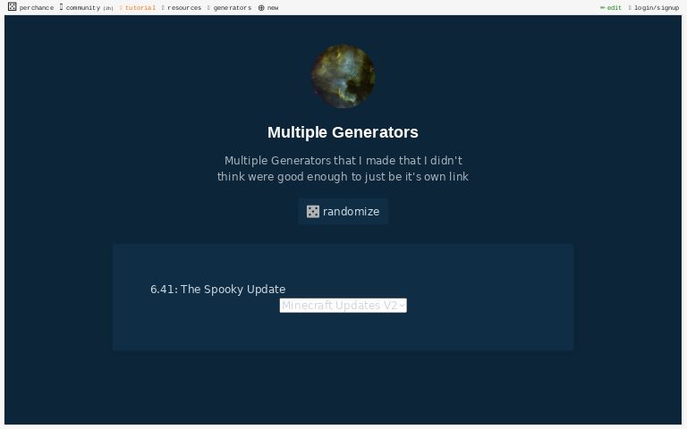 Multiple Generators