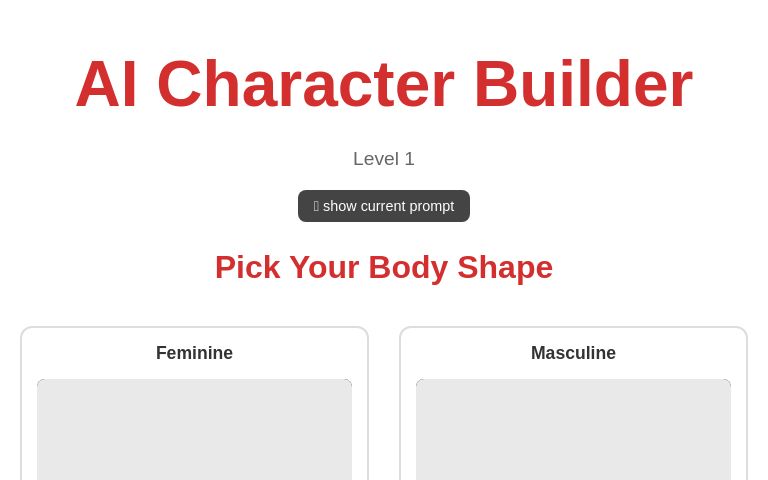 AI Character Builder ― Perchance Generator