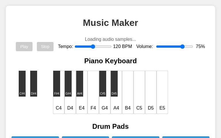 Music Maker ― Perchance Generator