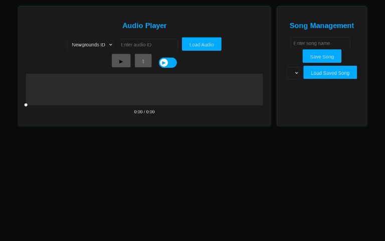 Audio Player ― Perchance Generator