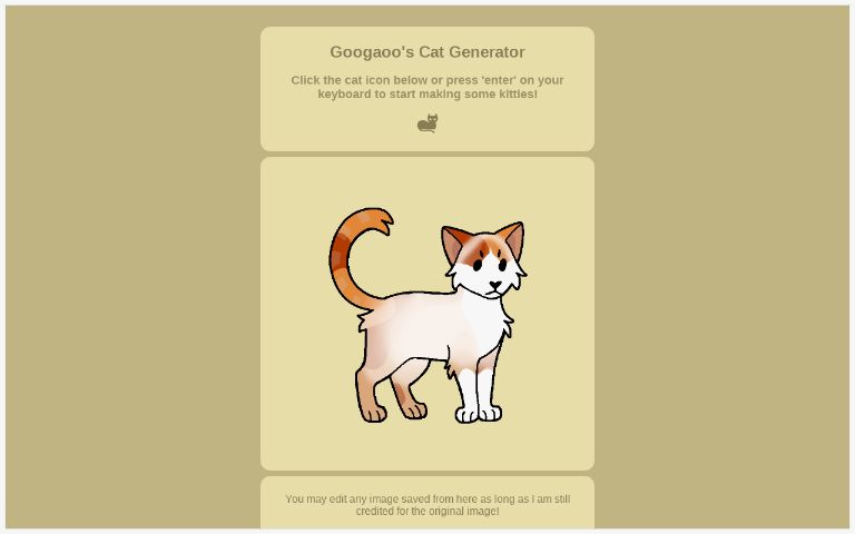 Googaoo Cat Generator