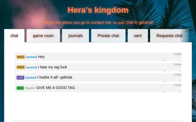 Hera's kingdom ― Perchance Generator