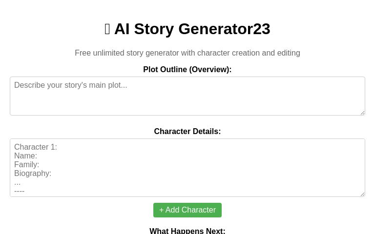 📖 AI Story Generator23