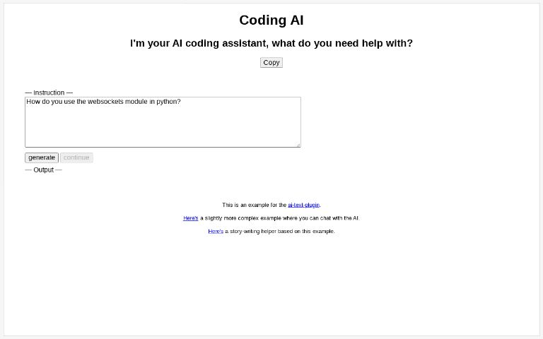 my-code-helper-545666 ― Perchance Generator