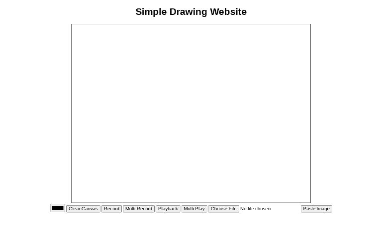 Simple Drawing Website ― Perchance Generator
